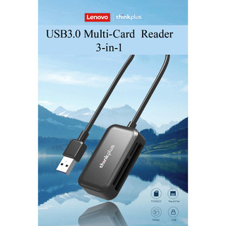 Lenovo Thinkplus USB Card Reader USB 3.0 3 in 1 SD/TF/CF Card Super ...