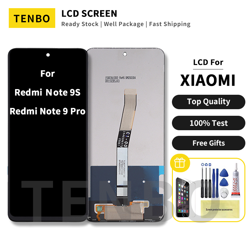 For Xiaomi Redmi Note 9S Note 9 Pro LCD Display Screen Assembly ...