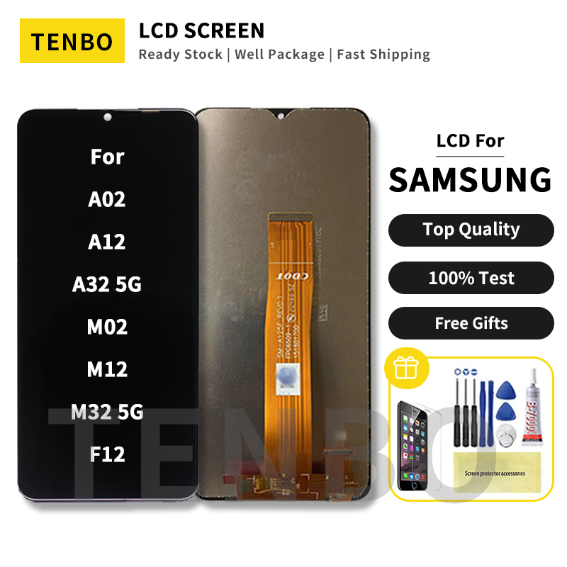 For SAMSUNG Galaxy A02/A12/A32 5G/M02/M12/M32 5G/F12/A125/A125F/A127 LCD Display Screen Assembly ...