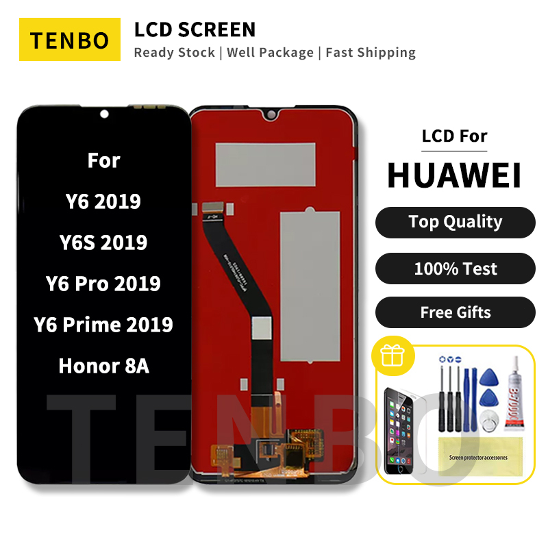 For HUAWEI Y6 2019 Y6S Y6 Pro 2019 Y6 Prime 2019 Honor 8A LCD Display ...