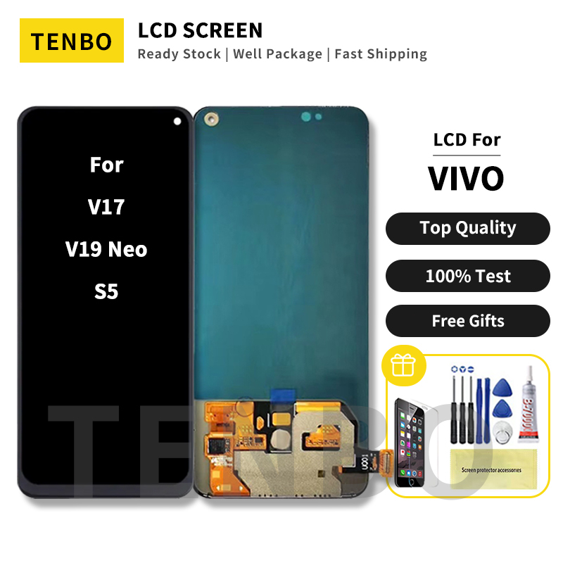 For Vivo V17 (1919) V19 Neo S5 LCD Display Screen Assembly Replacement ...