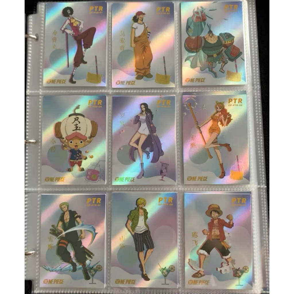 One Piece Card Anime Card ptR Whole Set 9 Cards | Shopee Philippines