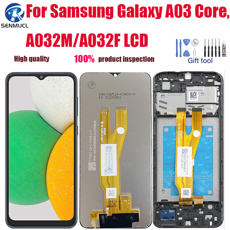 For Samsung Galaxy A03 Core/A032M/A032F LCD Display Screen Touch Panel Digitizer Assembly With ...