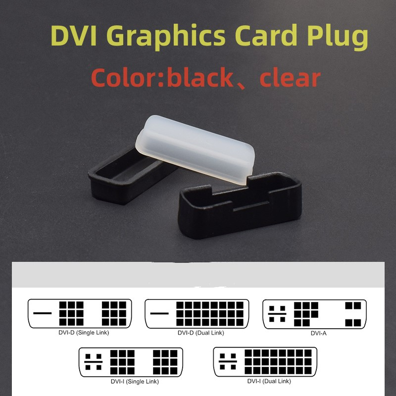 DVI Graphics Card Digital Video Interface Dust Plug Laptop Computer ...