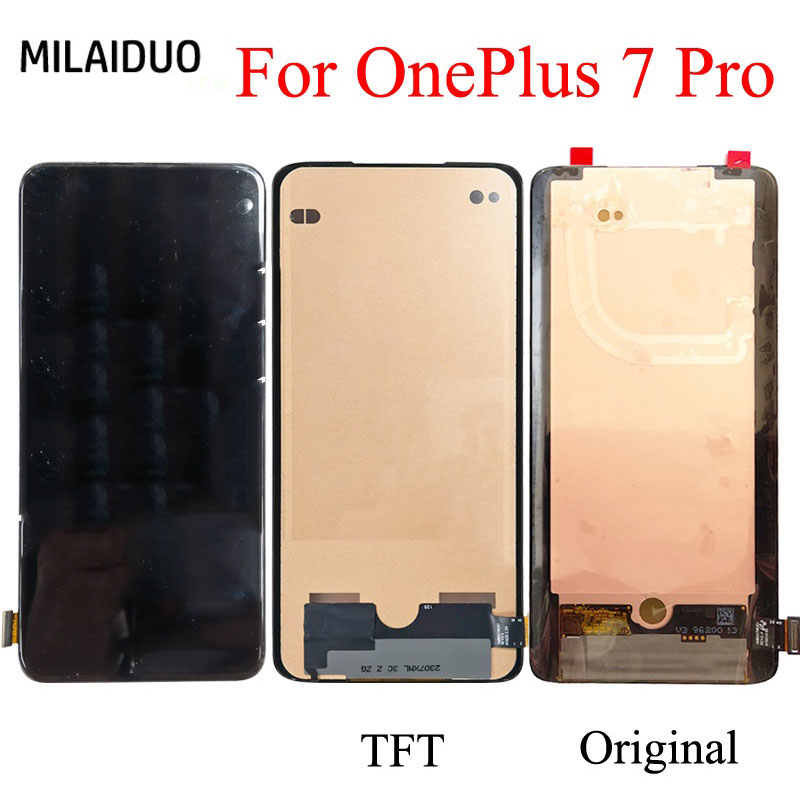 TFT LCD For OnePlus 7 Pro GM1911 GM1913 /oneplus 7t Pro LCD Display ...