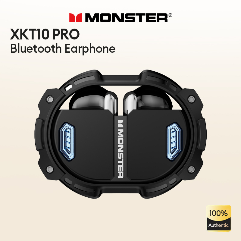 Monster XKT10 PRO Bluetooth Earphone Stereo Surround Large Capacity ...