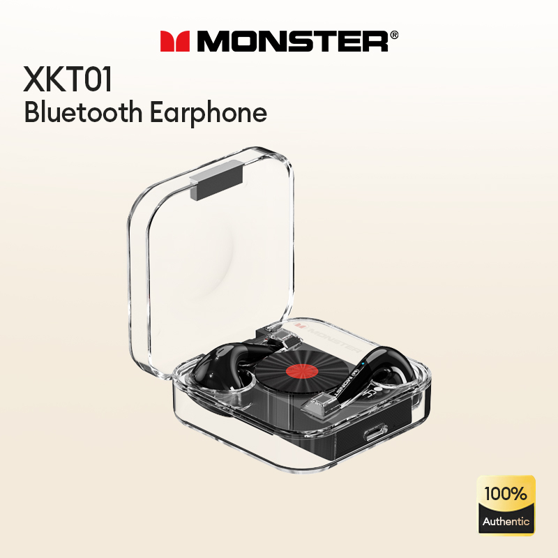 Monster Xkt01 Bluetooth Earphone Gaming Surround Sound Fast Connection ...