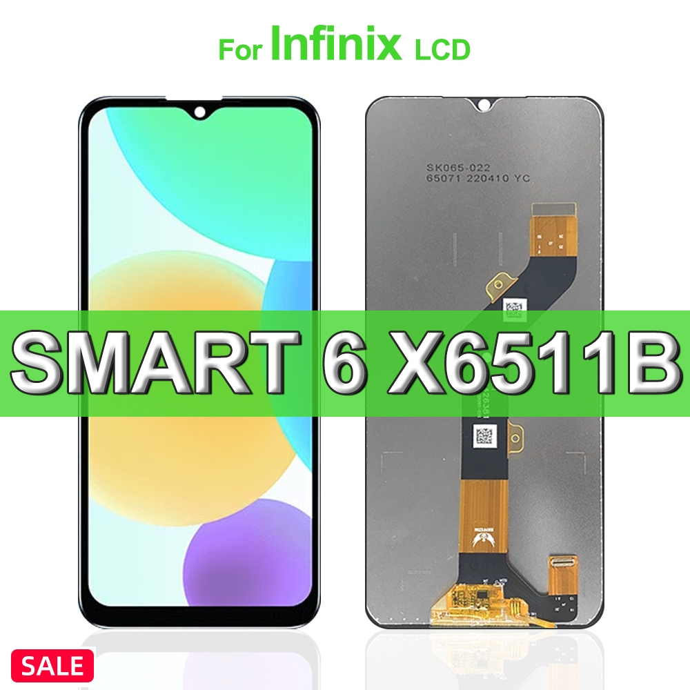 6.6" For Infinix Smart 6 X6511 X6511B LCD Display Digital Touch Screen Replacement Part | Shopee ...