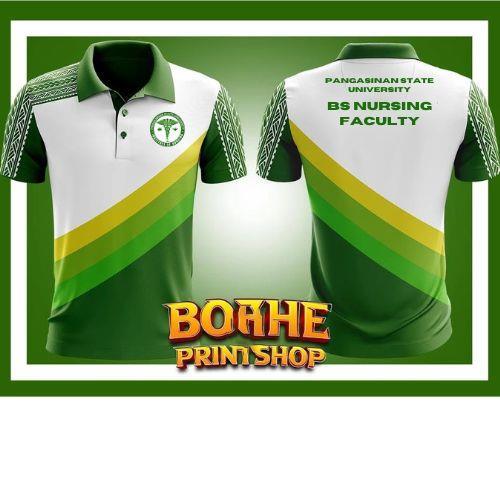 Full Sublimation Polo Shirt Green 2 | Shopee Philippines