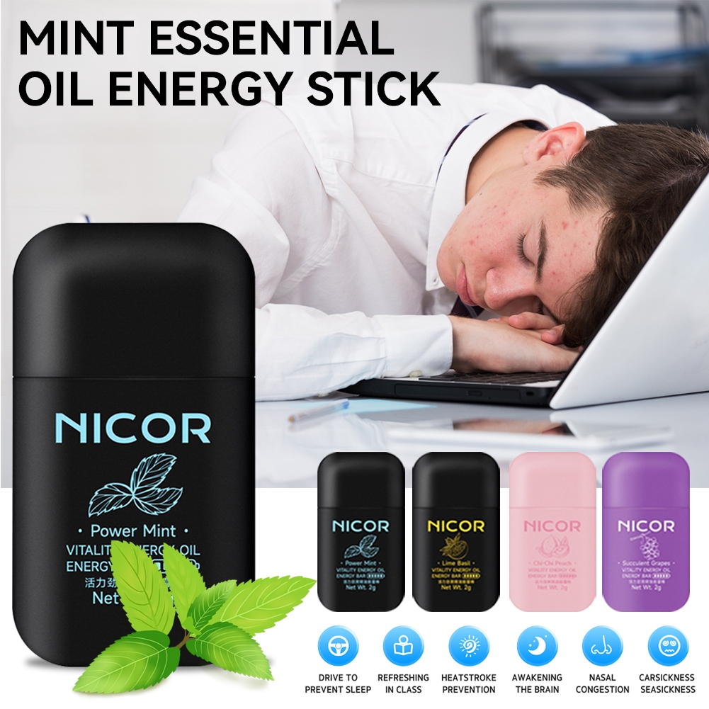 ( 4pcs+free Gift ) Nasal Inhalers For Essential S Double Hole Energy ...