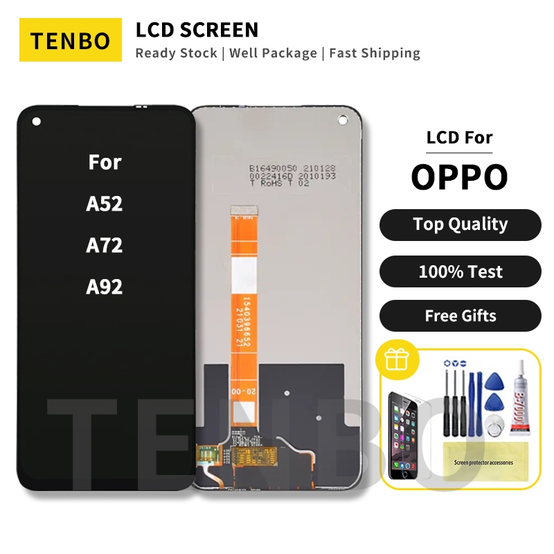 For Oppo A52 A72 A92 LCD Display Screen Assembly Replacement | Shopee ...