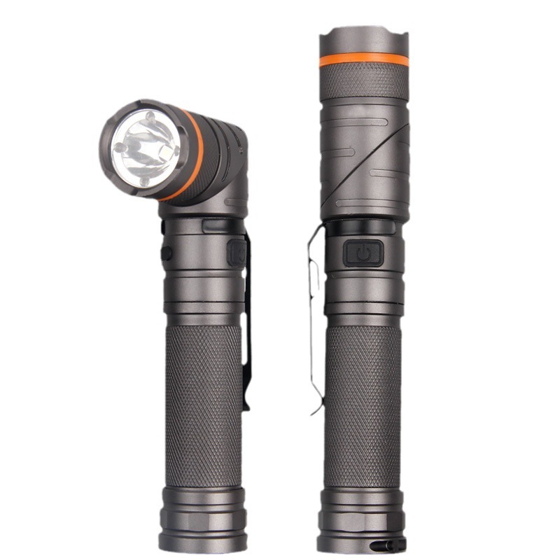 LED Flashlight Rechargeable, Handled Work Light with Magnetic, Super ...