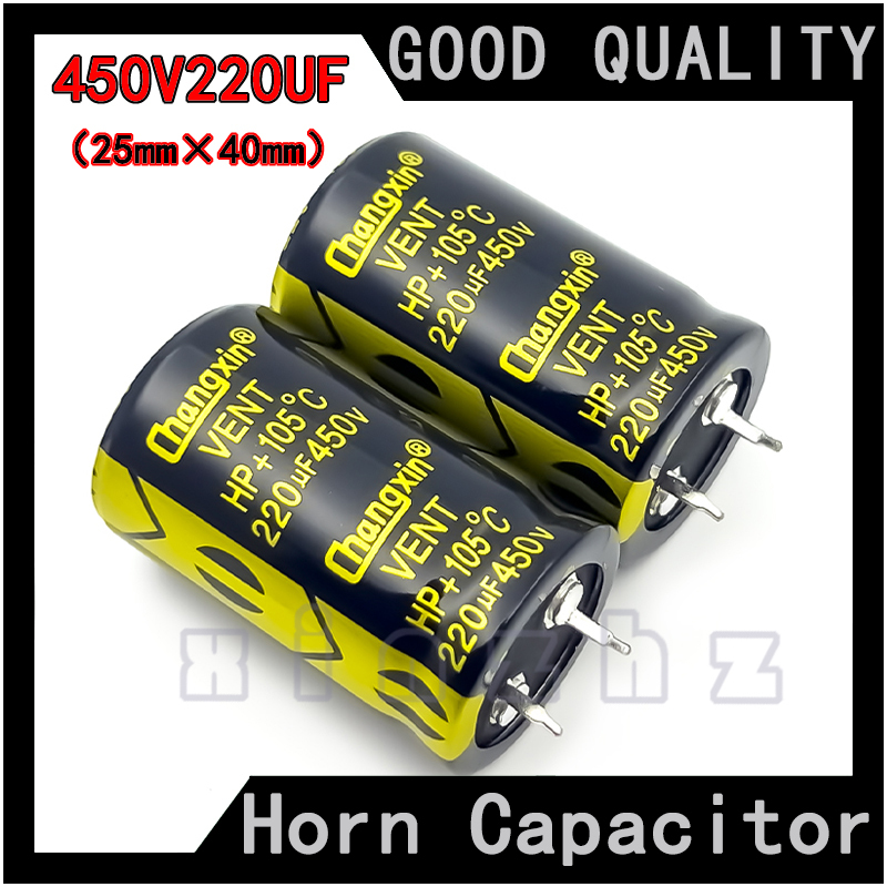 Horn Capacitor 450V 220UF New Original Switch Power Adapter Durable ...