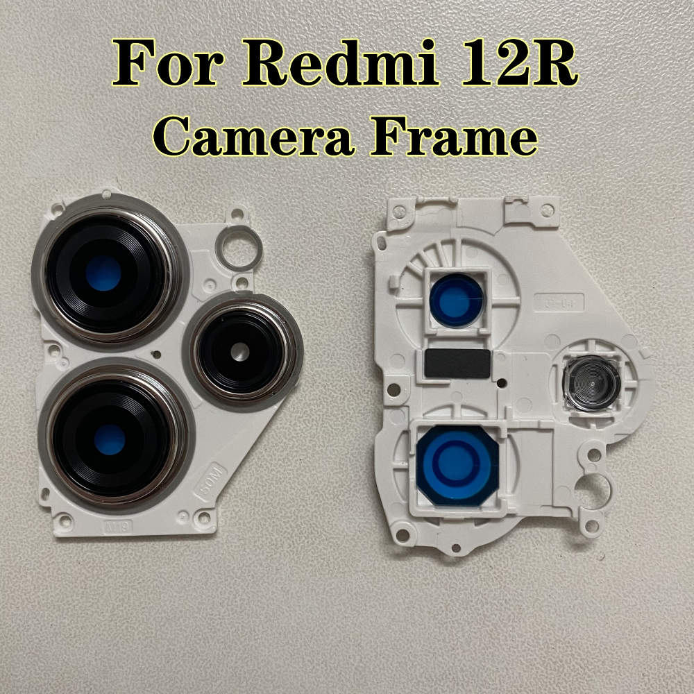 For Xiaomi Redmi 12R Camera Frame lens Main Camera Glass Cover For ...