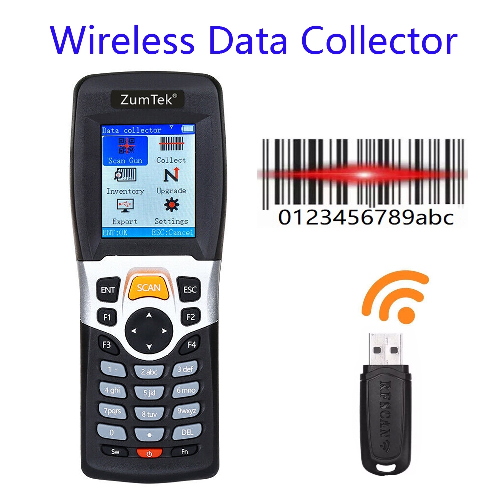 Zumtek Pdt3309 Wireless Barcode Scanner Pdt Portable Inventory Device