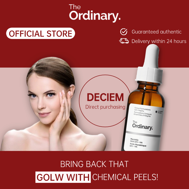 The Ordinary Mandelic Acid 10% + HA Peeling Lotion Exfoliating Scrub ...