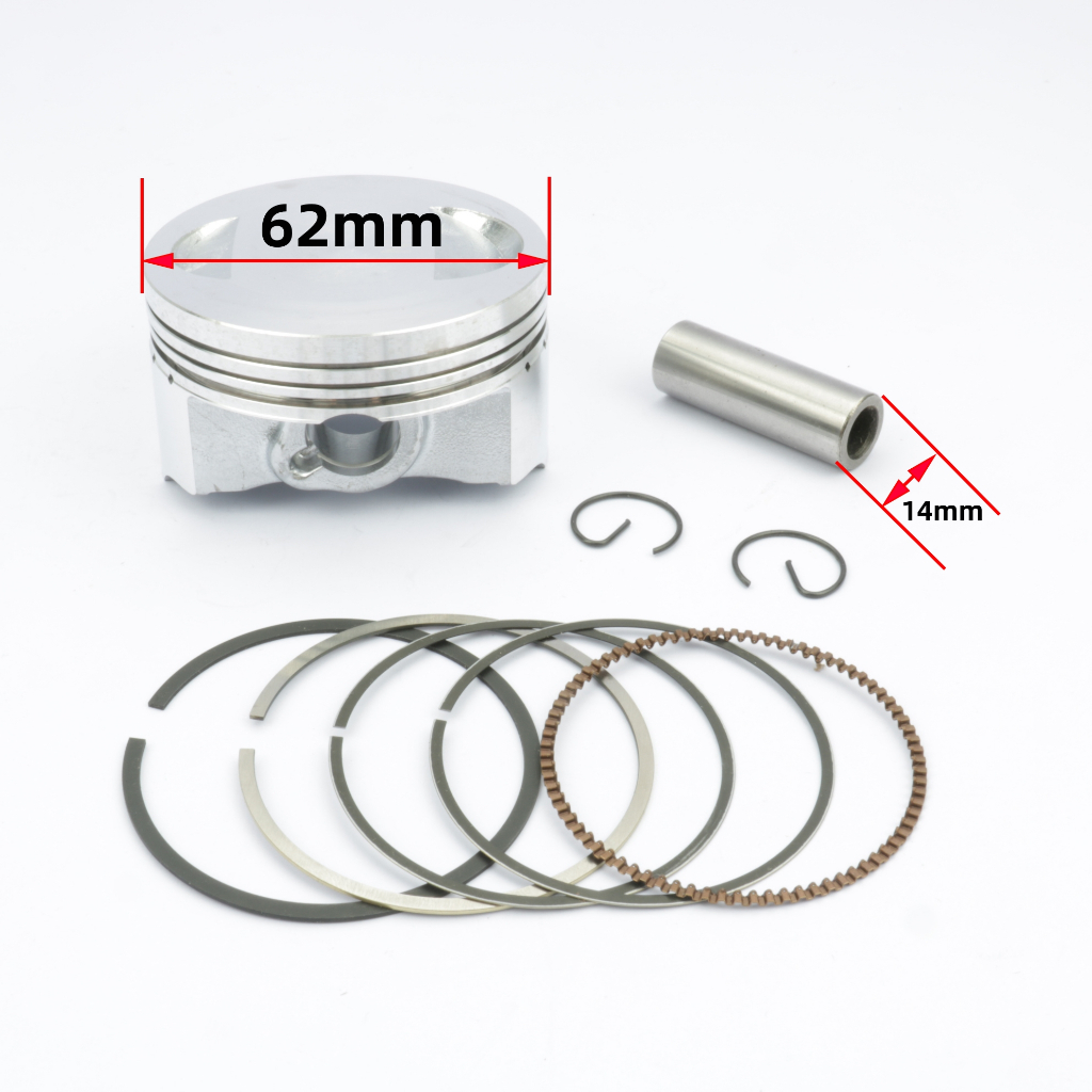 Motorcycle piston kit 62mm suitable for Honda WW150D PCX150 PCX 150cc ...