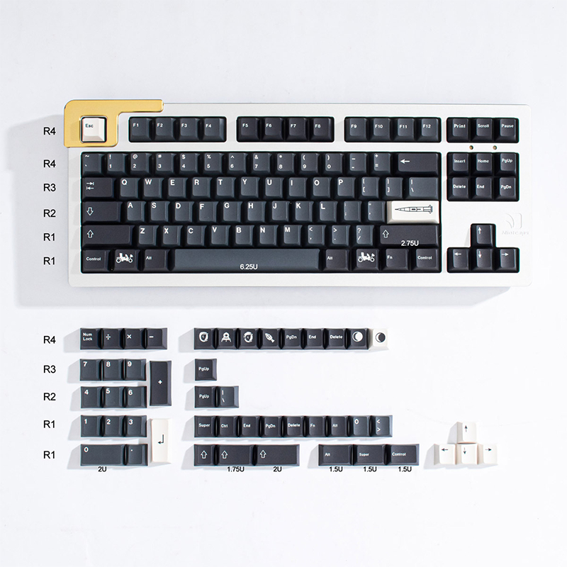 GMK Keycap Cherry Profile Double Shot PBT Keycaps for Mechanical ...