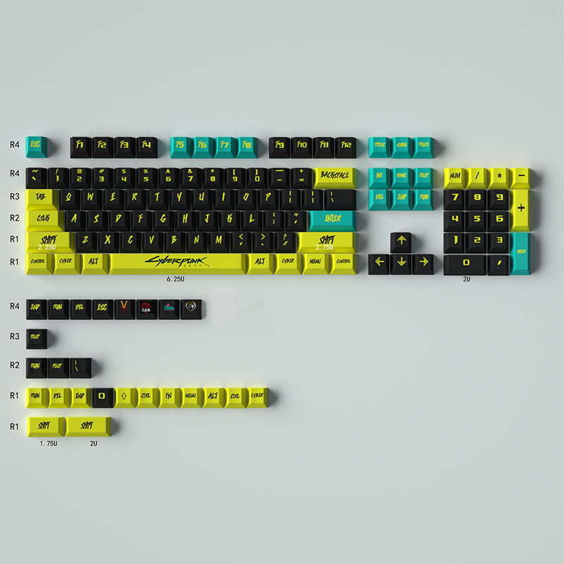 GMK Keycap Cherry Profile Double Shot PBT Keycaps for Mechanical ...