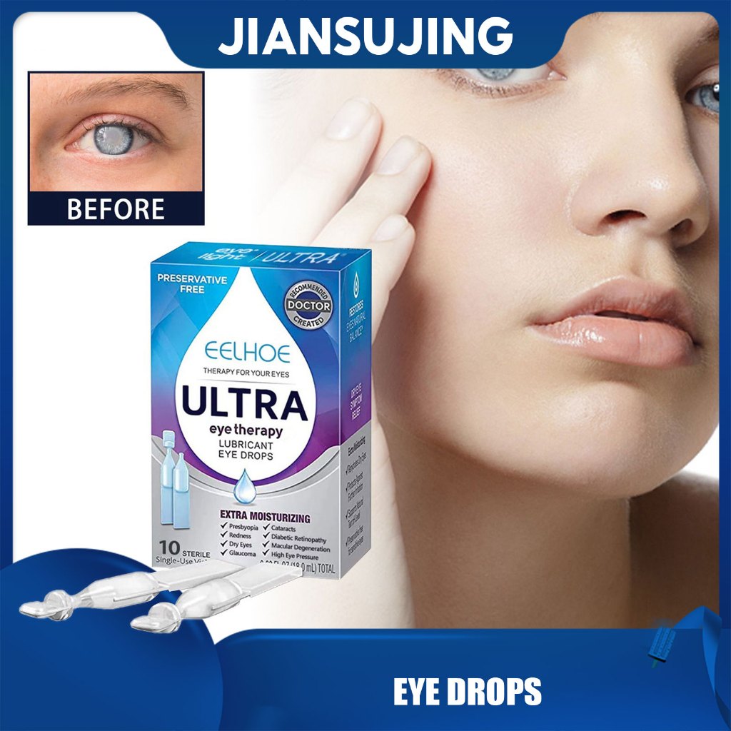 EELHOE Lubricant Eye Drops Symptom Reliever Eye Drop Liquid Dry Eye ...