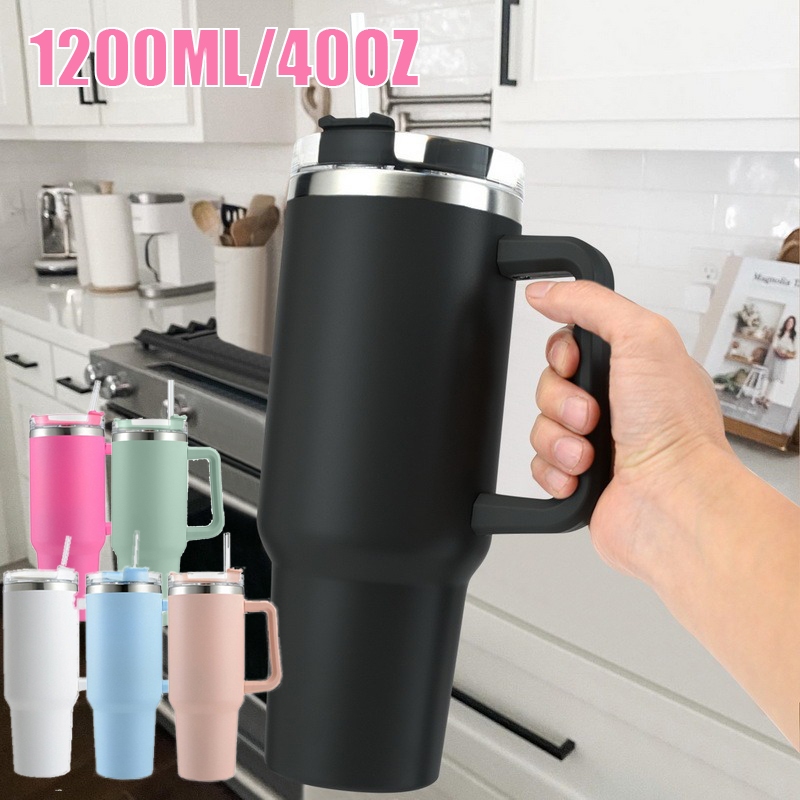 40oz Stainless Steel Insulated Vacuum Tumbler Stainless Steel Mug 304 ...