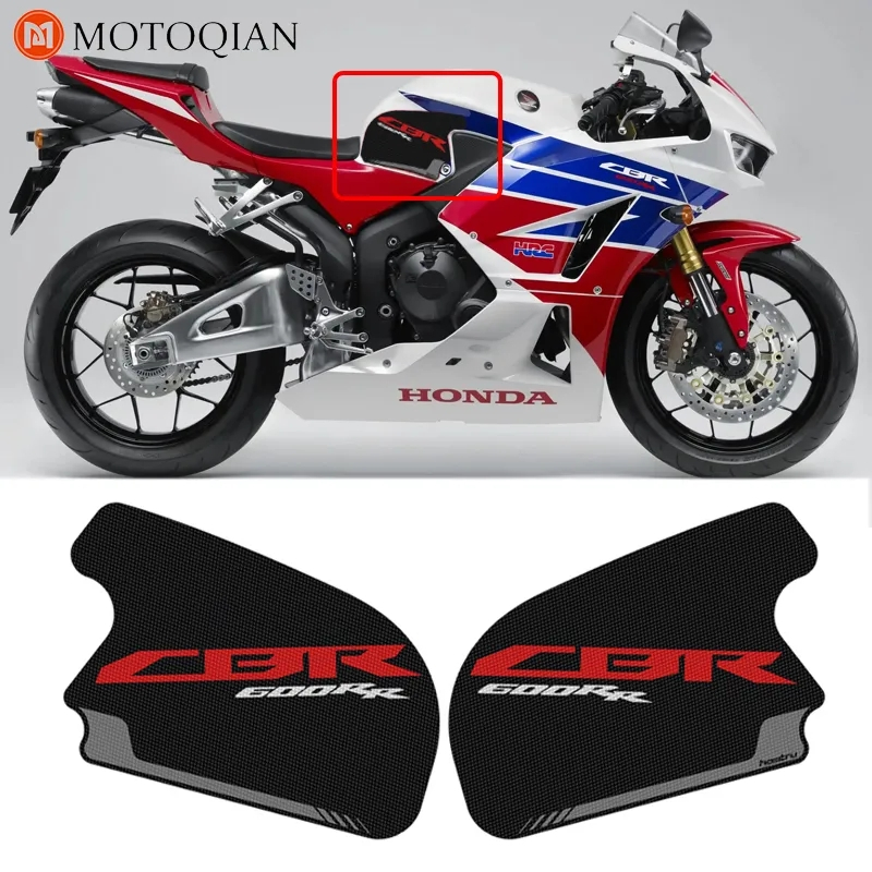 Anti-slip Side Tank Pad Protection Decal For Honda CBR600RR 2013-2017 ...