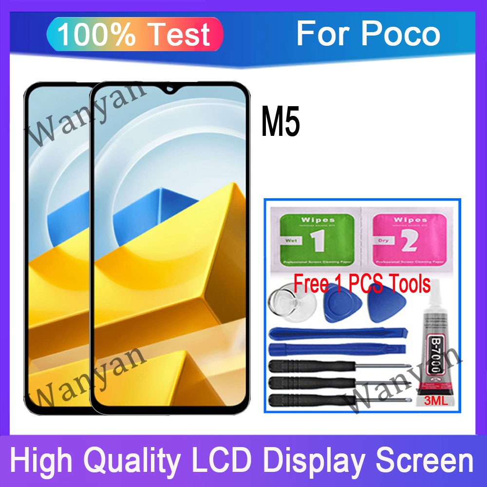OEM For Poco M5 LCD Display Touch Screen With Frame Replacement | Shopee Philippines