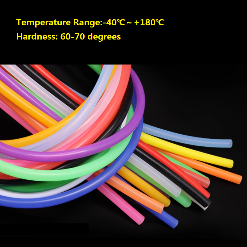 2x4mm 3x5mm 4x6mm Silicone Tube Color Hose High Temperature Water Pipe ...