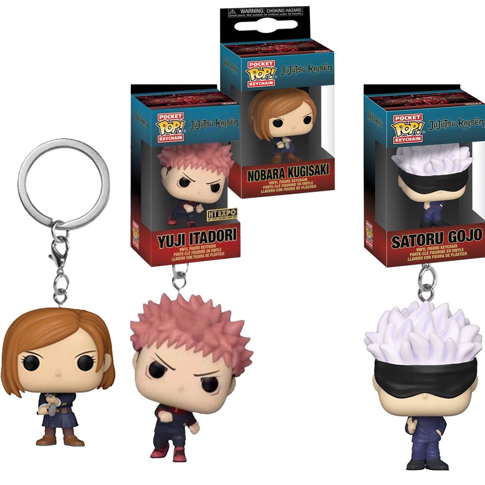 Keychain Funko Pop Jujutsu Kaisen Gojo Satoru Yuji Itadori Action ...