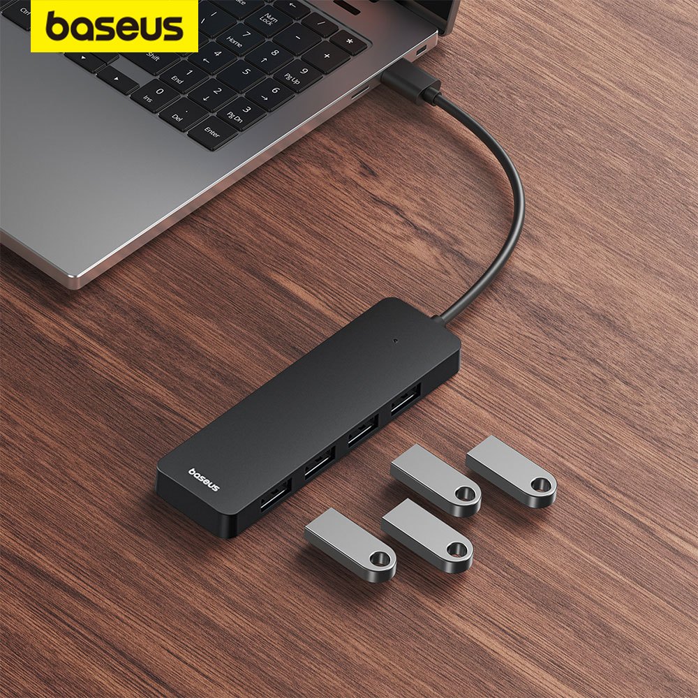 Baseus UltraJoy Series 4in1 USB A Hub USB 3.0 Adapter compatible for ...