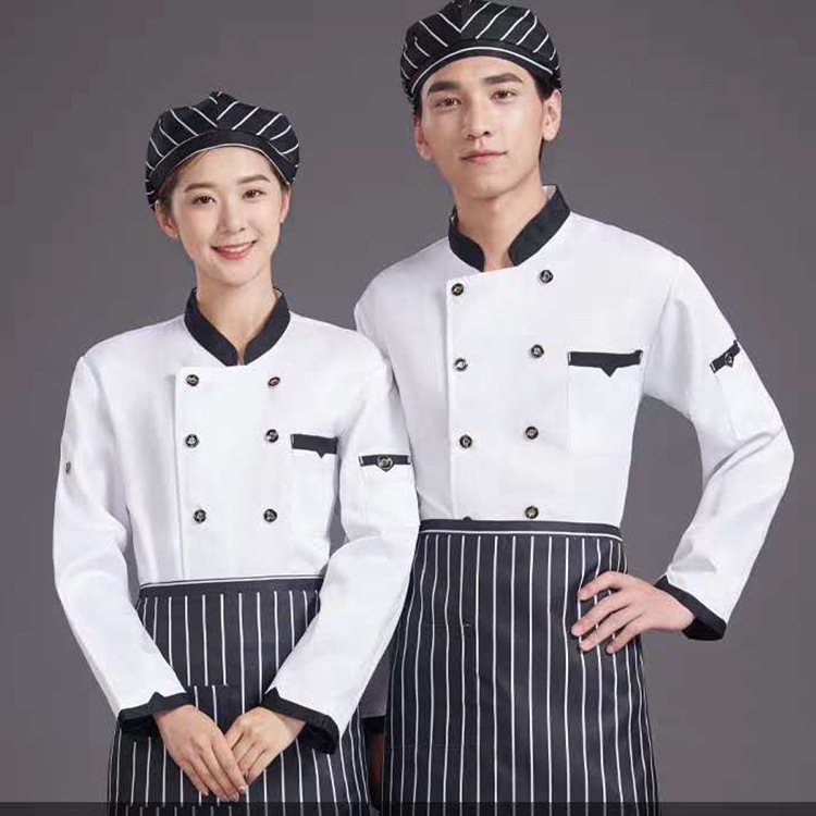 Chef Uniform Set Man and Momen Breathable Oilproof Multifunctional ...