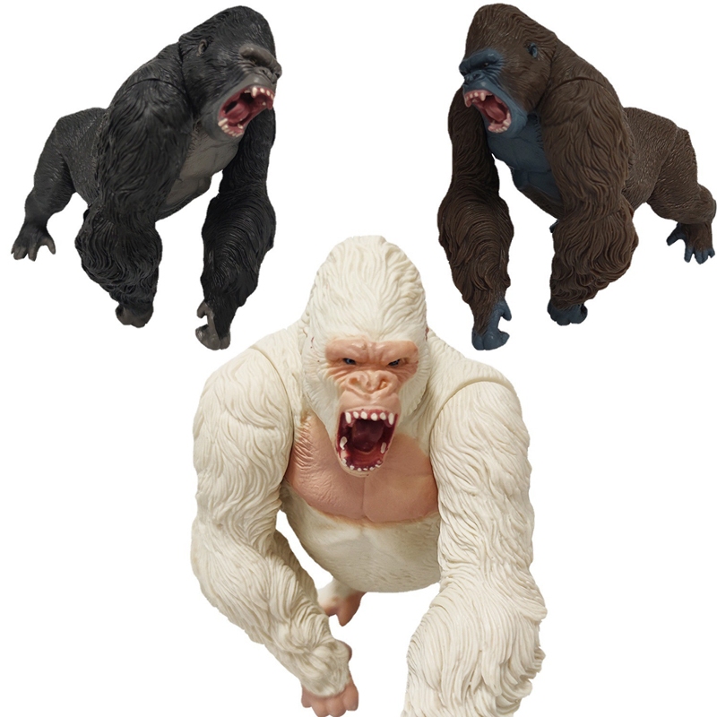 Godzilla vs. Kong Figure Skull Lsland King Kong Chimpanzee Monster King ...