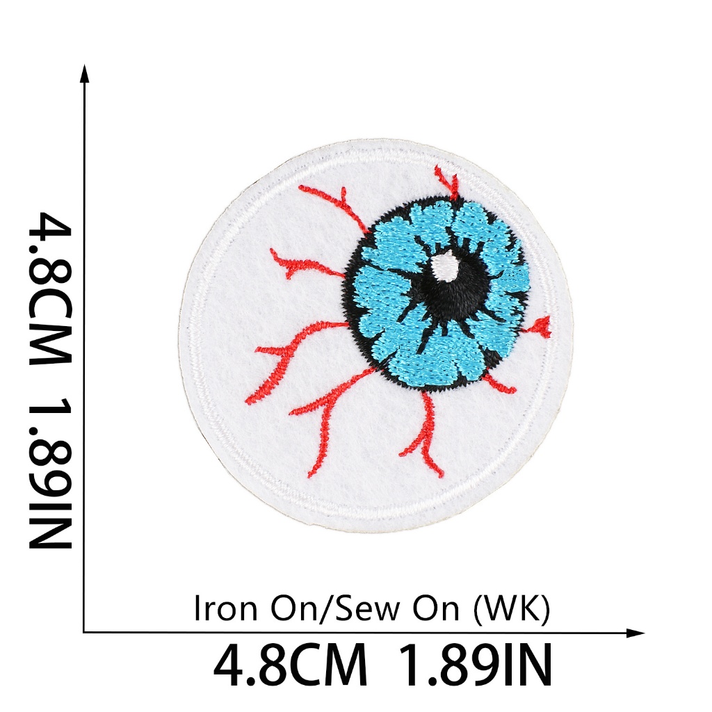 Holiday Series Cartoon Embroidered Cloth Stickers Ripped Fashion Anime ...