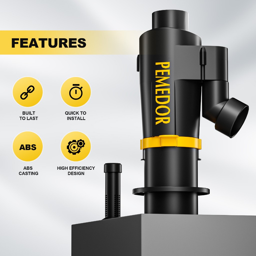 Double FiltrationCyclone Dust Collector50mm/2'' DIY ...