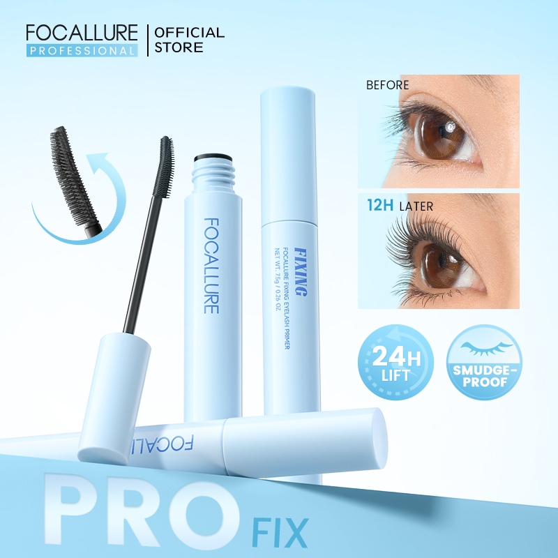 FOCALLURE Pro-fix Stay Curl Mascara Primer Lift Long Curl Seperate ...