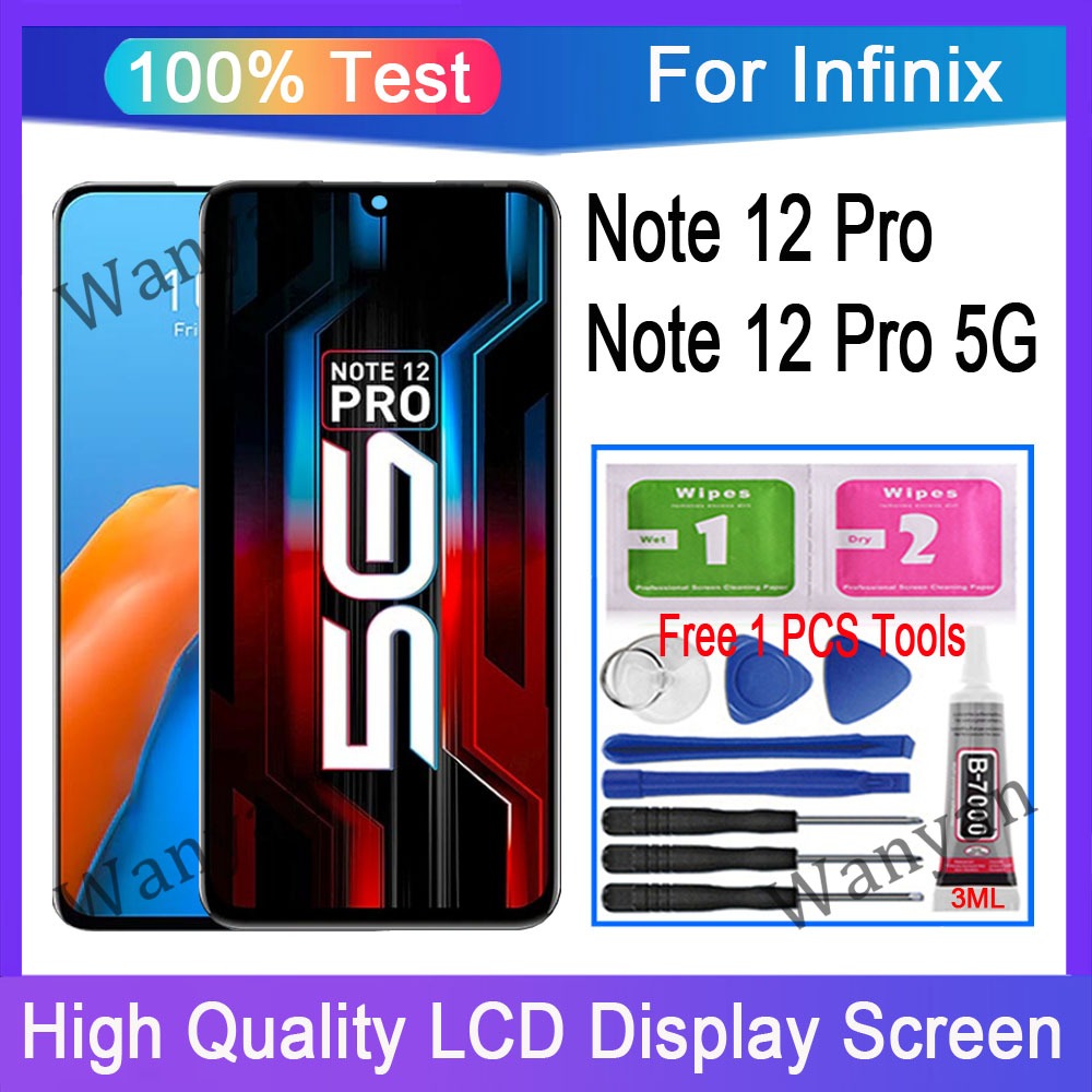 OEM For AMOLED Infinix Note 12 Pro X676B Note 12 Pro 5G X671B LCD ...