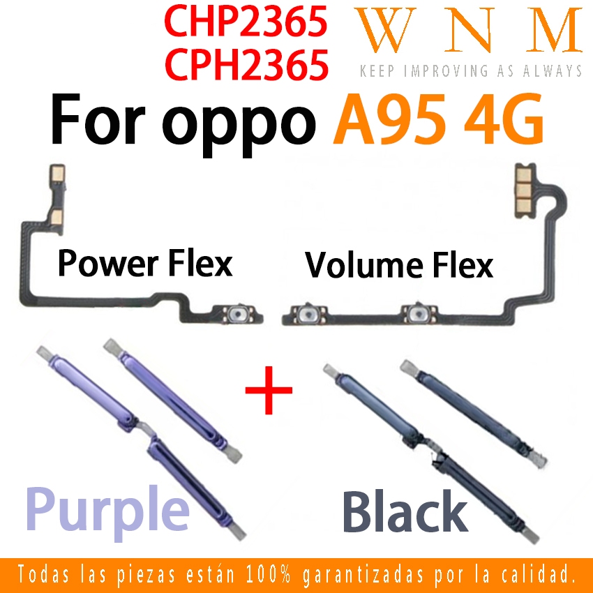 New For oppo A74 4G / A95 4G CHP2365 CPH2365 Power button flex on / off ...