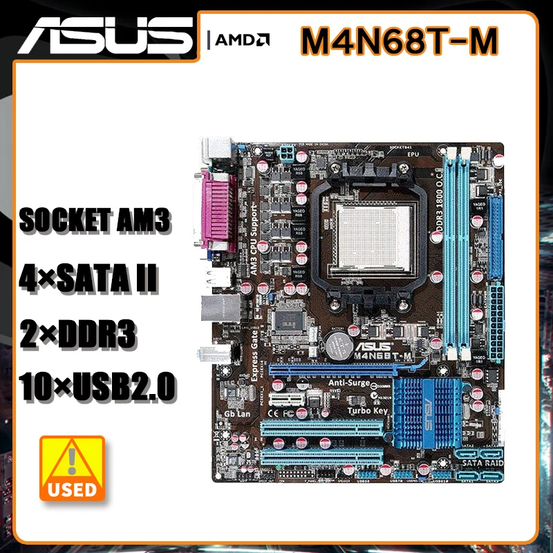 M4N68T AMD Motherboard ASUS M4N68T-M Motherboard Socket AM3 DDR3 8GB ...