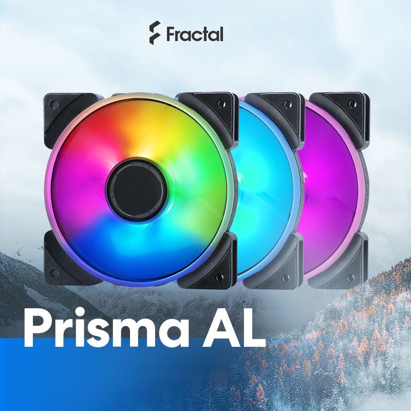 Fractal Design Prisma AL ARGB CPU Fan 120mm 140mm PC Cooler Fan 4PIN ...