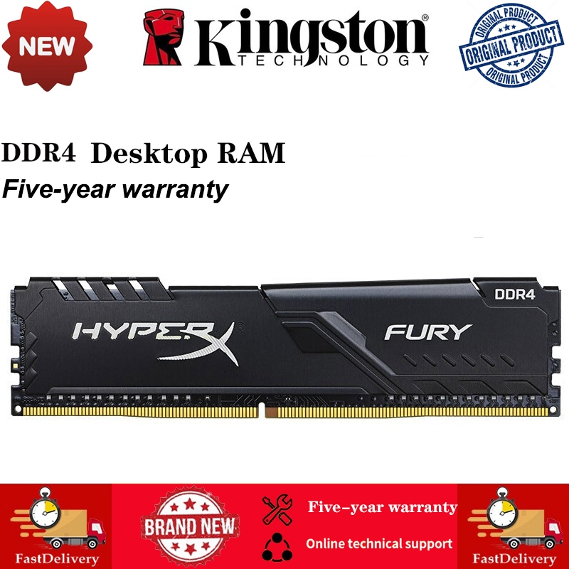 HyperX FURY 4gb 8gb 16gb DDR4 2400/2666/3200Mhz desktop RAM Memory PC4-3200 | Shopee Philippines