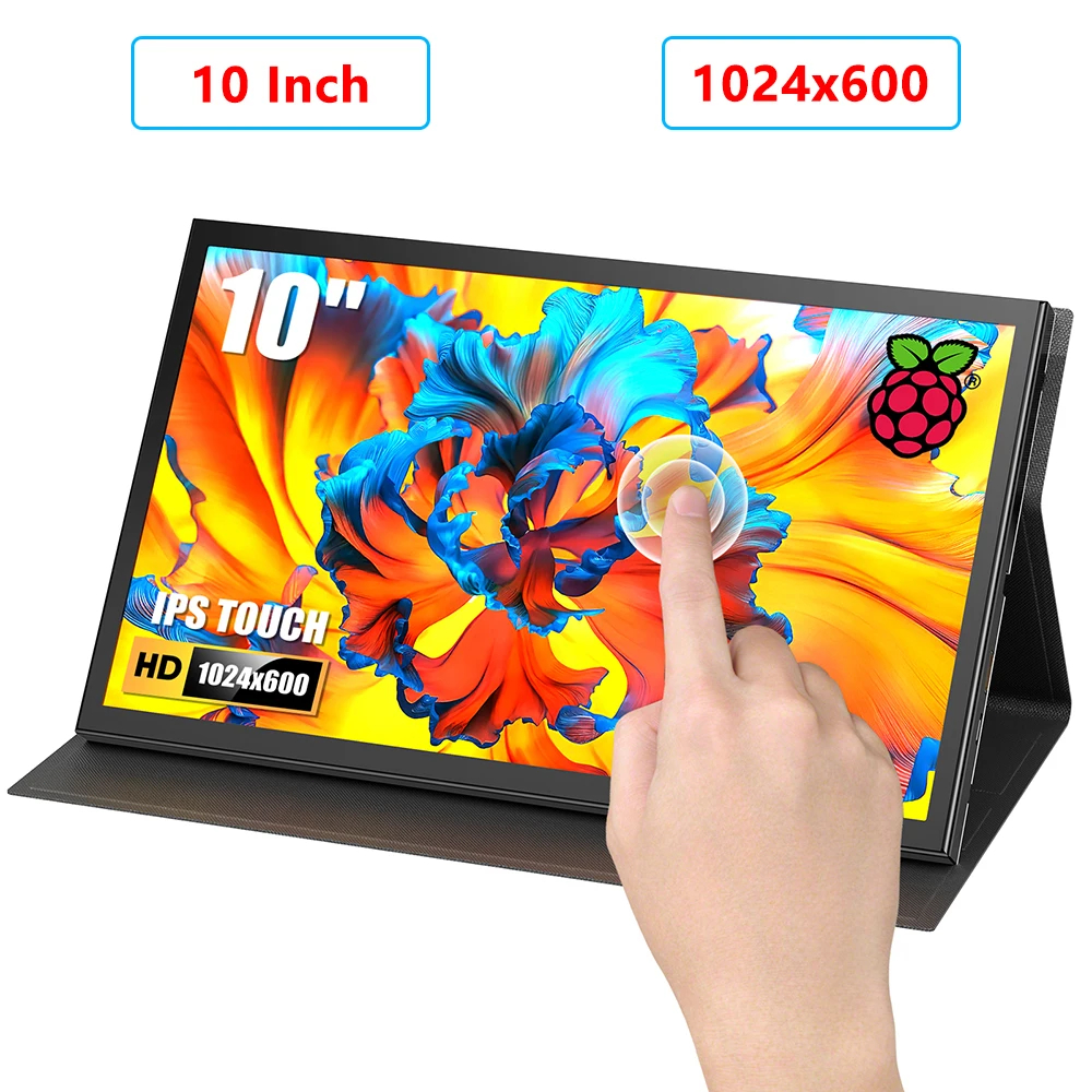 Raspberry Pi 13.3 Inch Touchscreen USB-C Gaming Display HD 1920x1080 ...