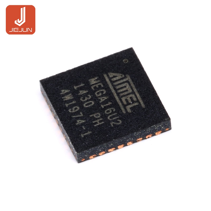 Ic New Atmega16u2 Mu Qfn 32 Mcu 8 Bit Microcontroller Avr 512 X 8