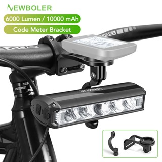 Newboler 10000mAh Bike Light Hoisting Headlight 6000 Lumens Type-C ...