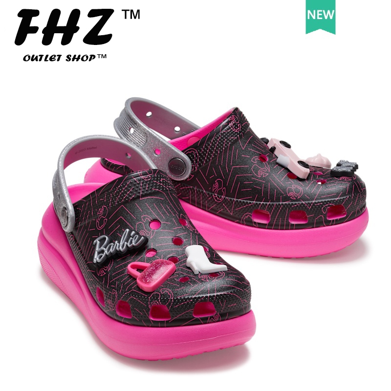 Crocs for Women Crocs Classic Crush Clog in Barbie powder | Shopee ...