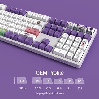 Akko Dragon Ball Z Frieza 3108v2 Wired Mechanical Keyboard with OEM ...