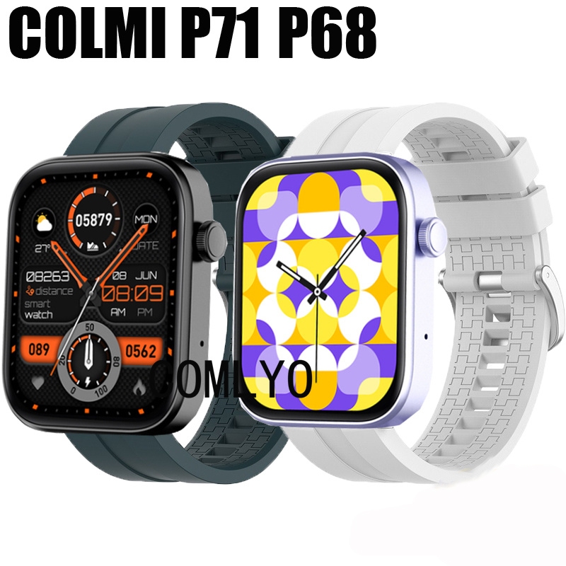 For COLMI P68 P71 Strap Band Belt Smartwatch Silicone Bracelet | Shopee ...