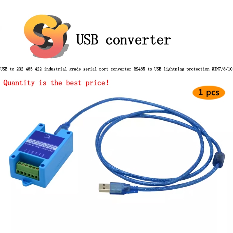 [Ready Stock Supply] USB to 232/485/422 Industrial Grade Serial Port Converter RS485 to USB ...
