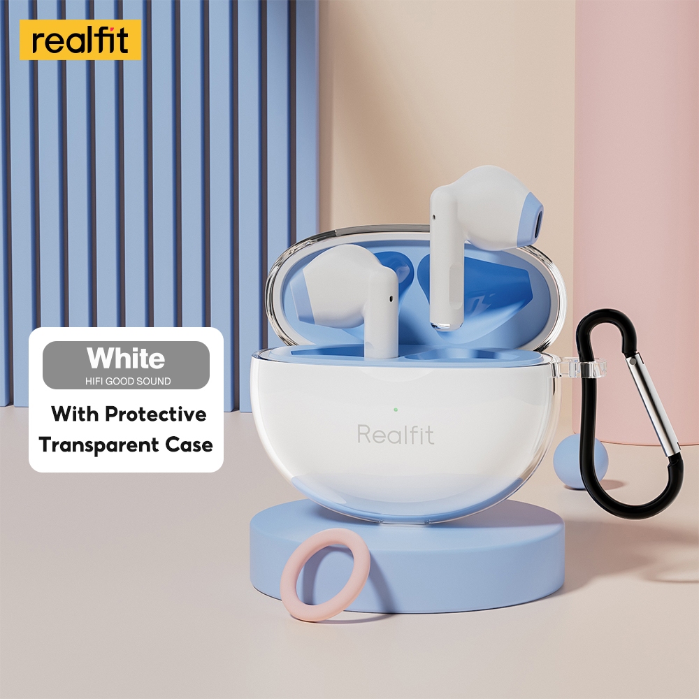 Realfit F2 Bluetooth Earphone Dopamine-Color Wireless Earbuds with Mic ...