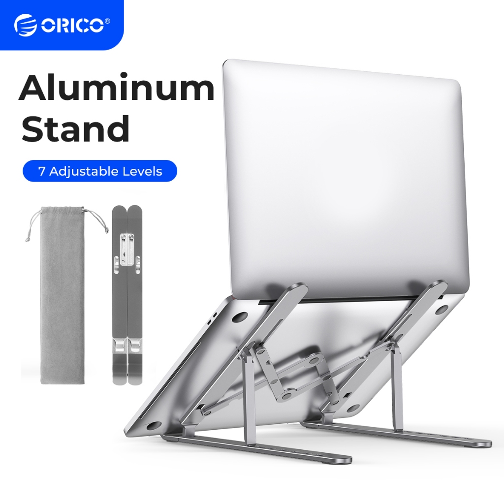 Orico Laptop Stand Holder Riser Portable Adjustable Aluminum Notebook ...