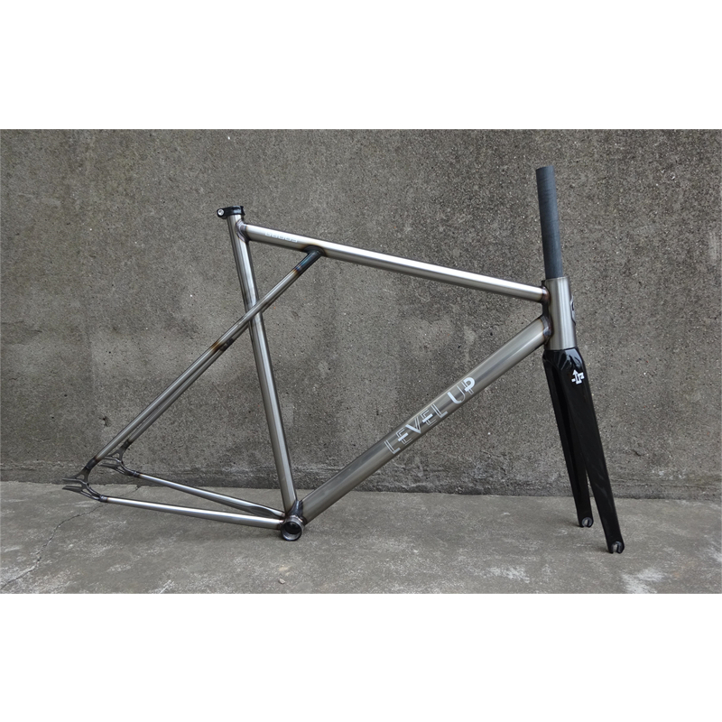 LEVEL UP GB003 CR-MO Chromium Molybdenum Steel Retro Fixed Gear Bicycle ...